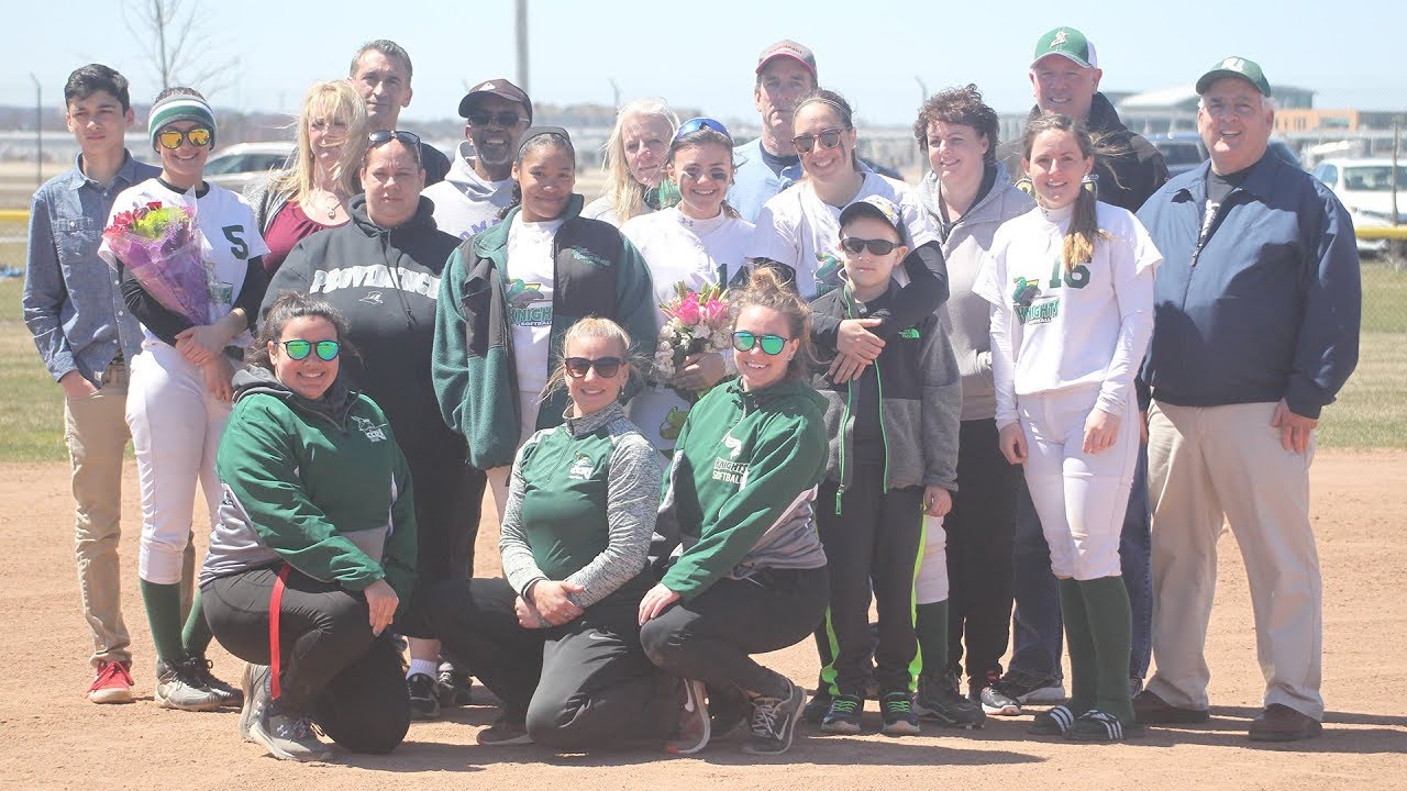 CCRI Softball Highlights vs Orange County CC (Sophomore Day) 4-22-18 ...