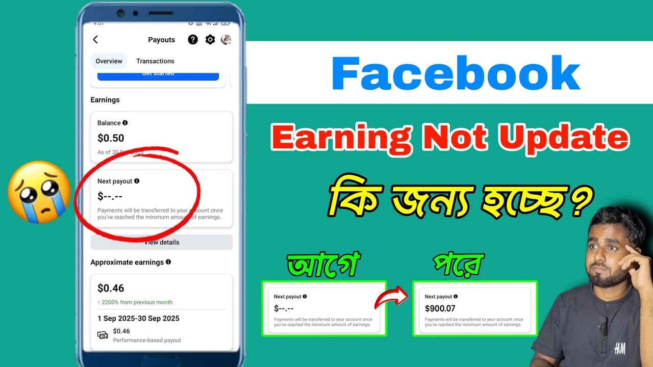 Facebook Next Payout Update Problem Solve| Facebook Earnings Not ...