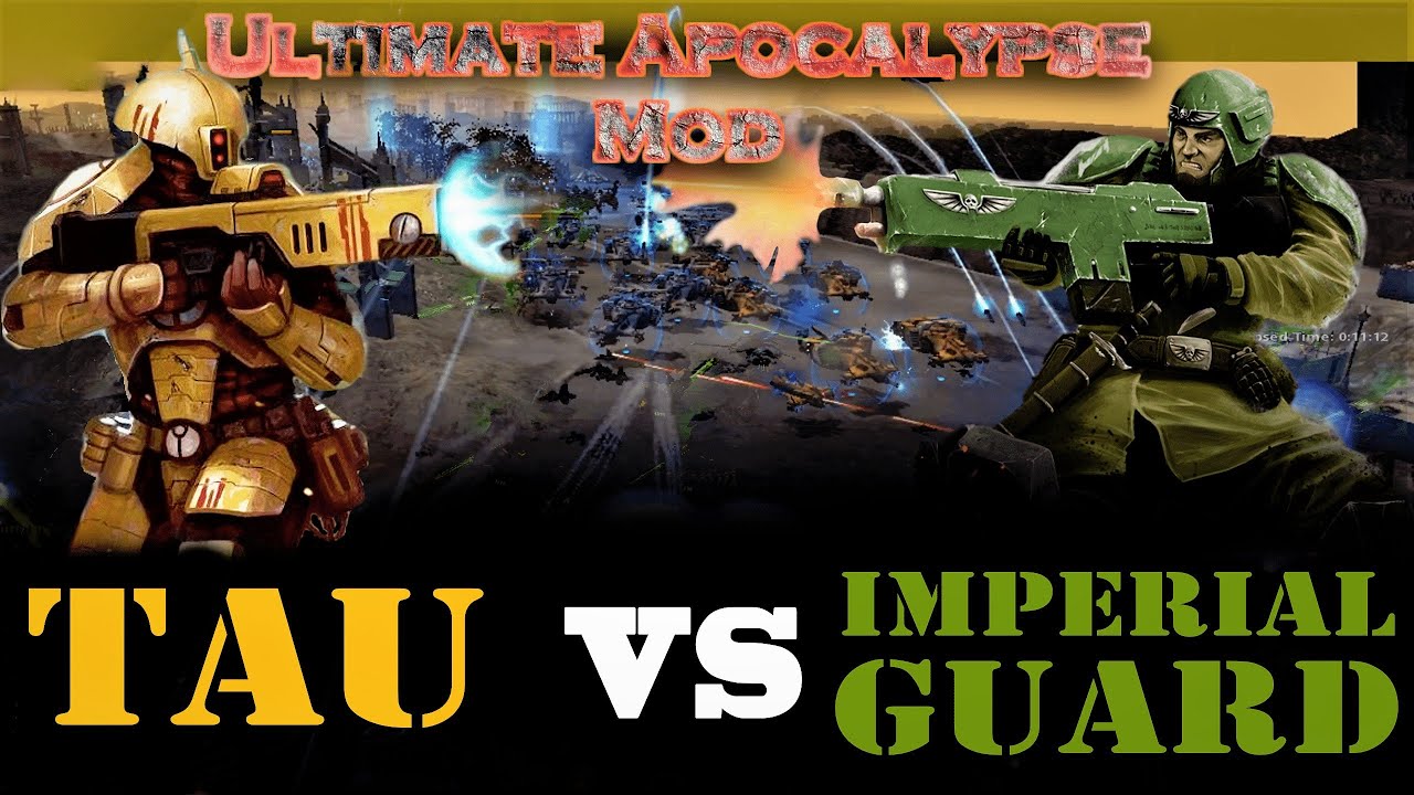 The Tau Face down the Imperial Guard | Dawn of War 40K | Ultimate ...