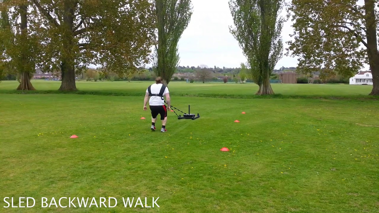 Sled Backward Walk - YouTube