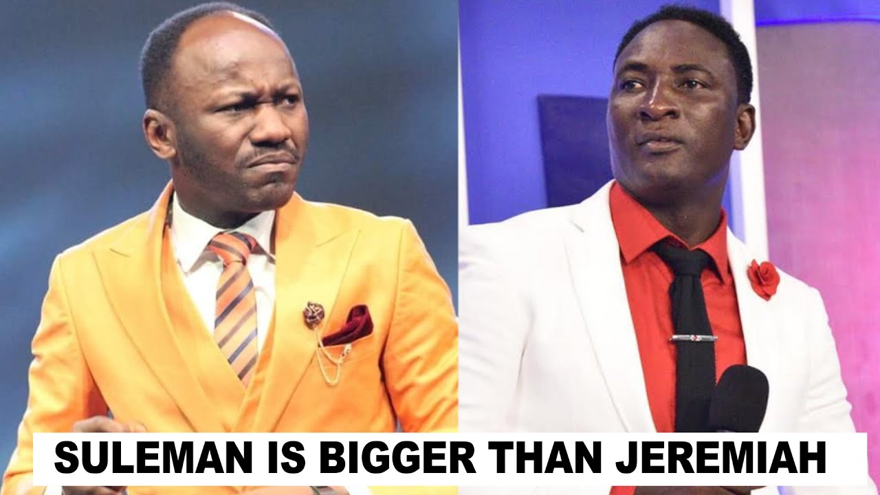 PRIDE!! Apostle Suleman Cant Call Prophet Jeremiah He Is Bigger Than ...