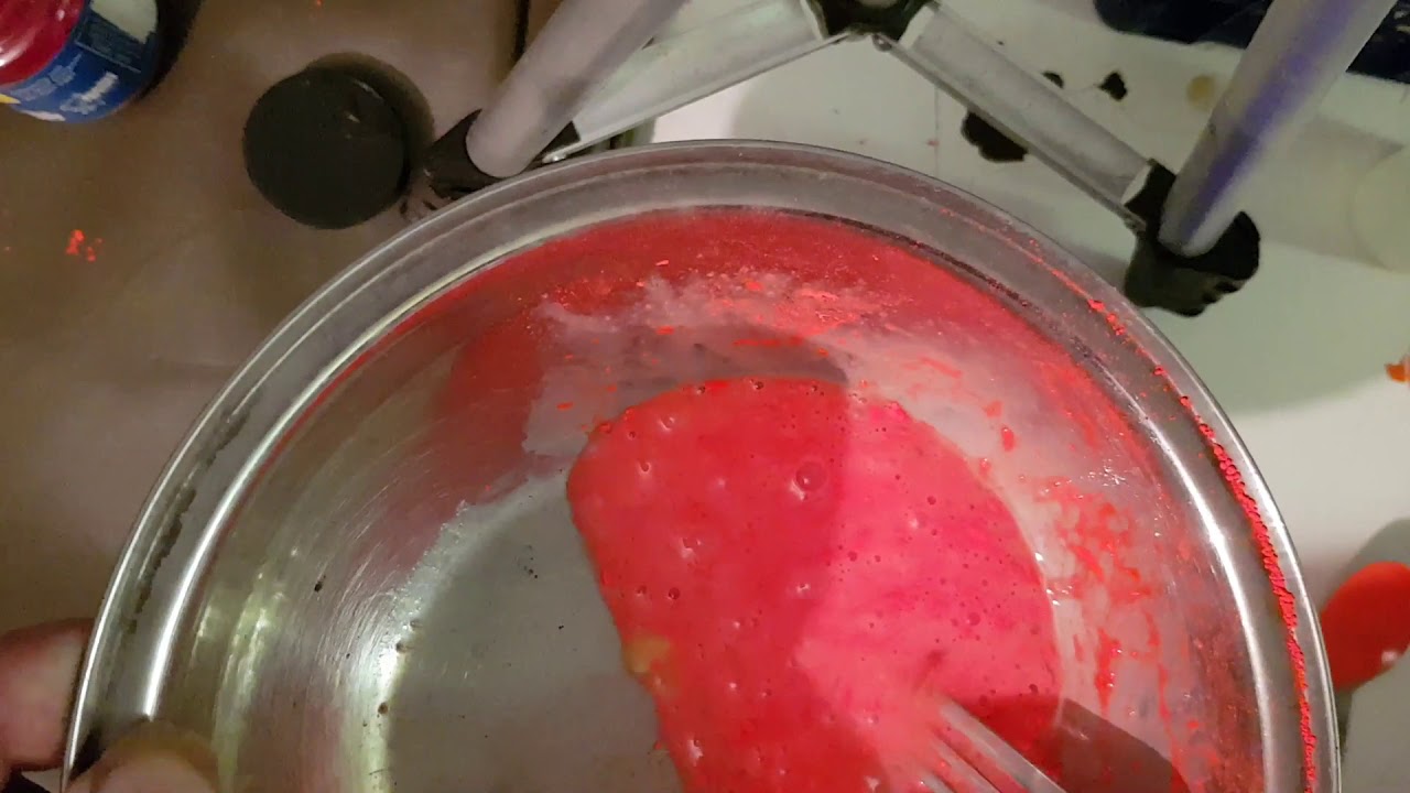 Fluro RED Dye - YouTube