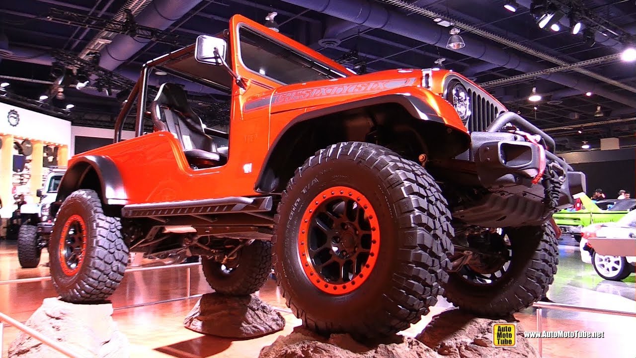 2017 Jeep CJ66 Custom Vehicle - Walkaround - 2017 SEMA - YouTube