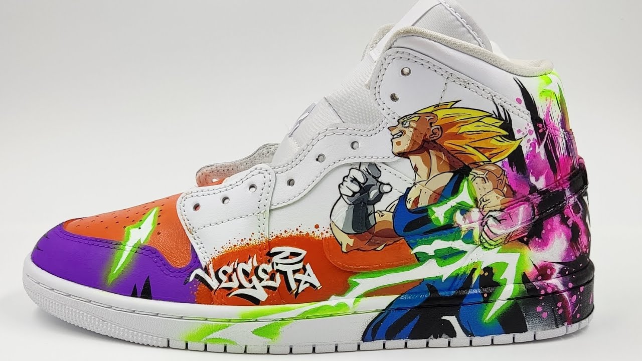 Custom Dragon ball Z Shoes | @Sauravartss - YouTube