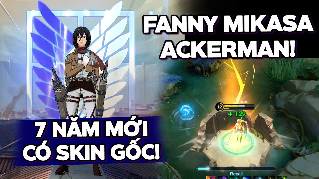 MIKASA ACKERMAN: SKIN GỐC CỦA FANNY CHÍNH THỨC RA MẮT TRONG MOBILE ...