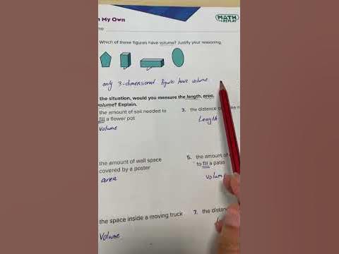 Reveal math grade 5 lesson 2-1 Understand Volume - YouTube