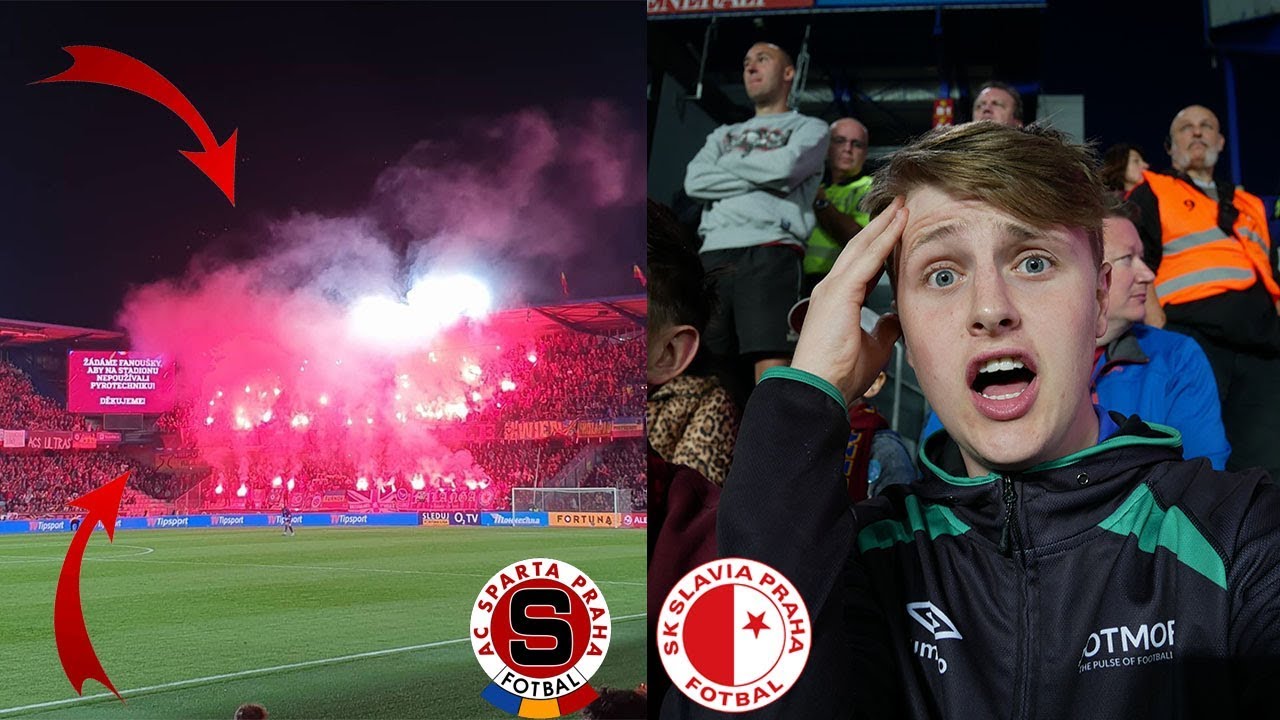 PYRO, FLARES, CARNAGE - THE PRAGUE DERBY! - AwayDays - YouTube