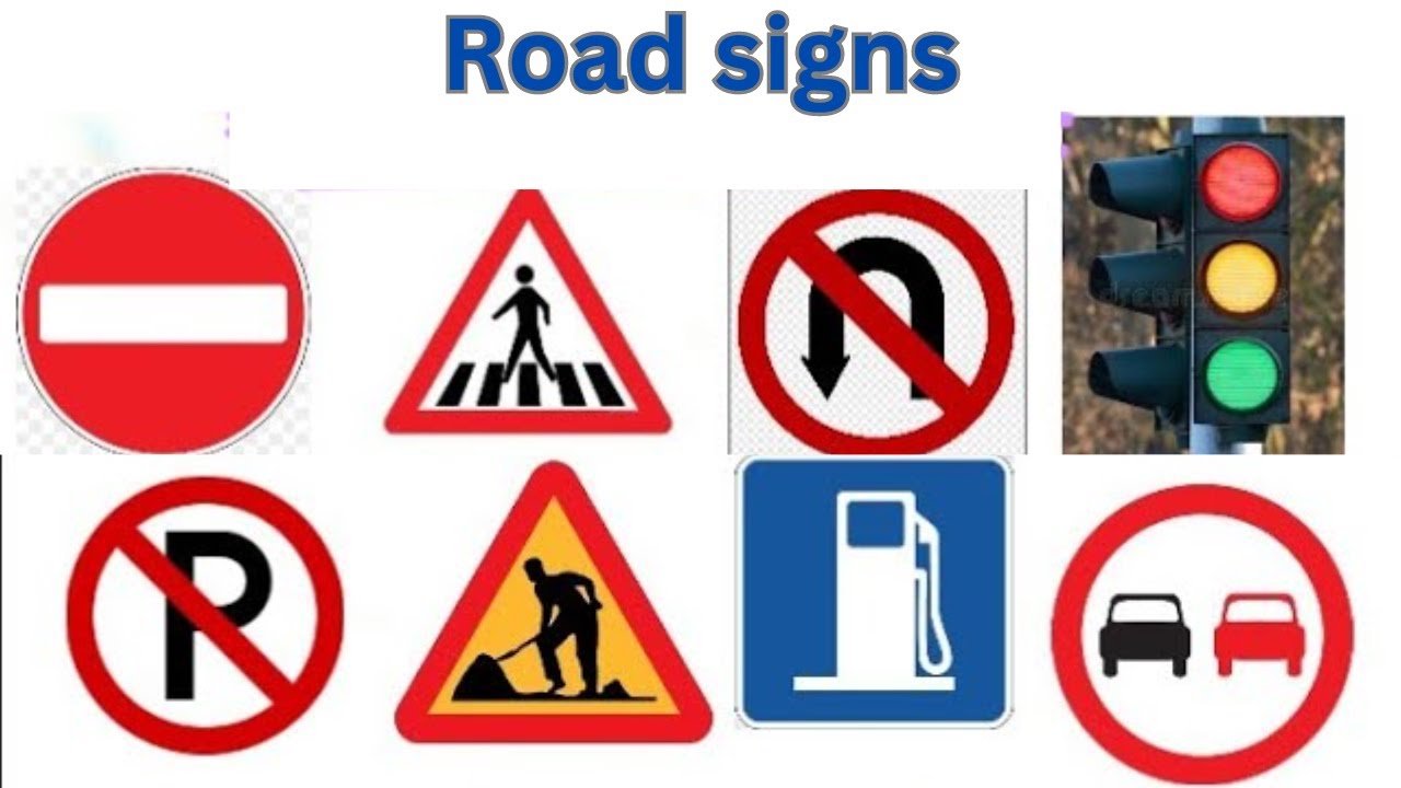 Road Signs and Names || English Vocabulary - YouTube