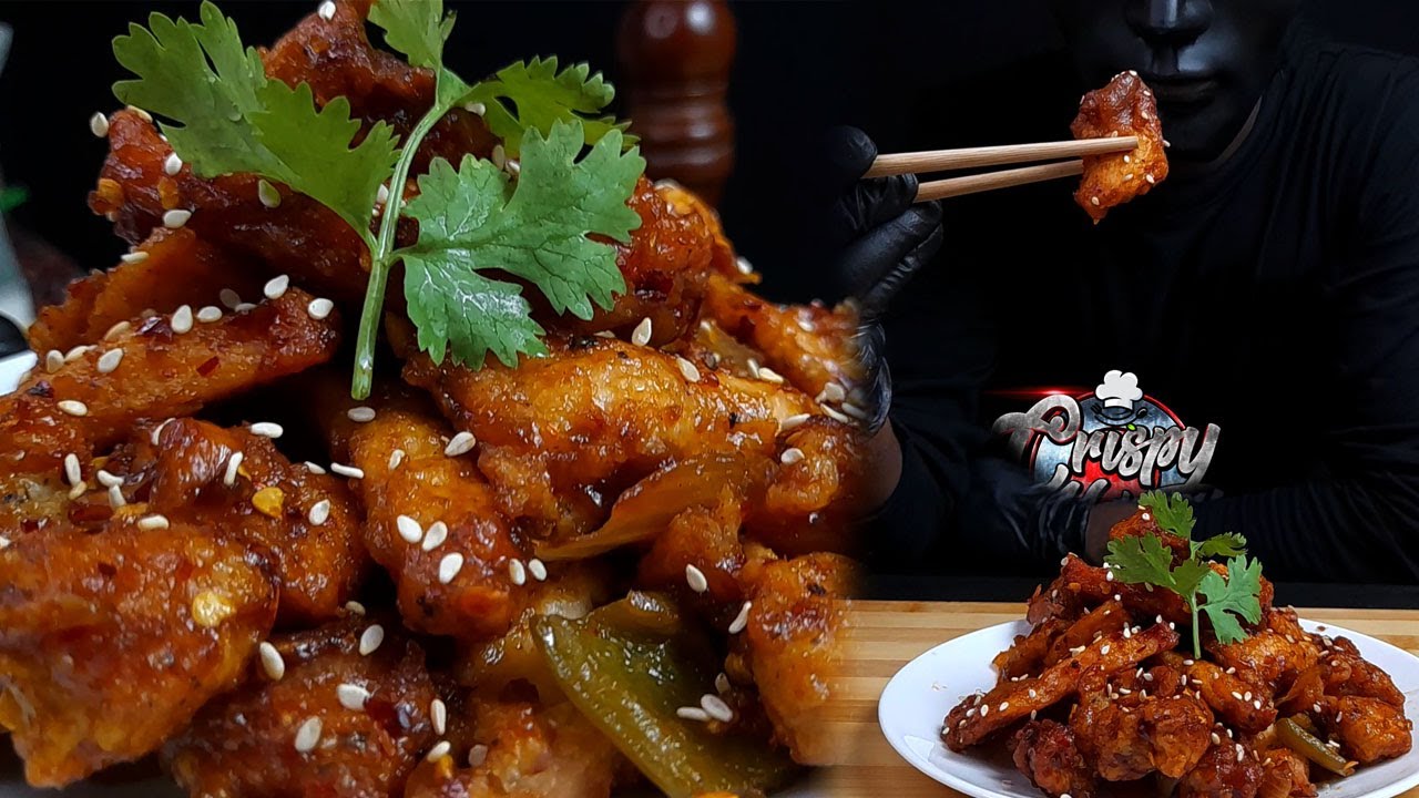 Dragon Spicy Chicken | ASMR Cooking | Chicken Starter Recipe | Crispy ...