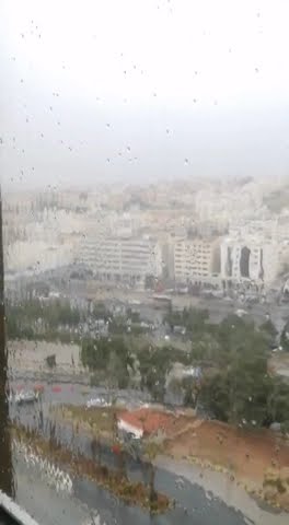 Jordan was hit by a terrible cyclone - YouTube