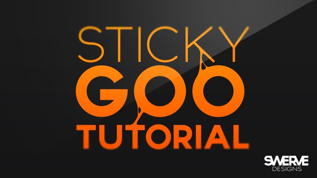 Swerve™ Graphic designer: Tutorial | "How to create sticky goo" in ...