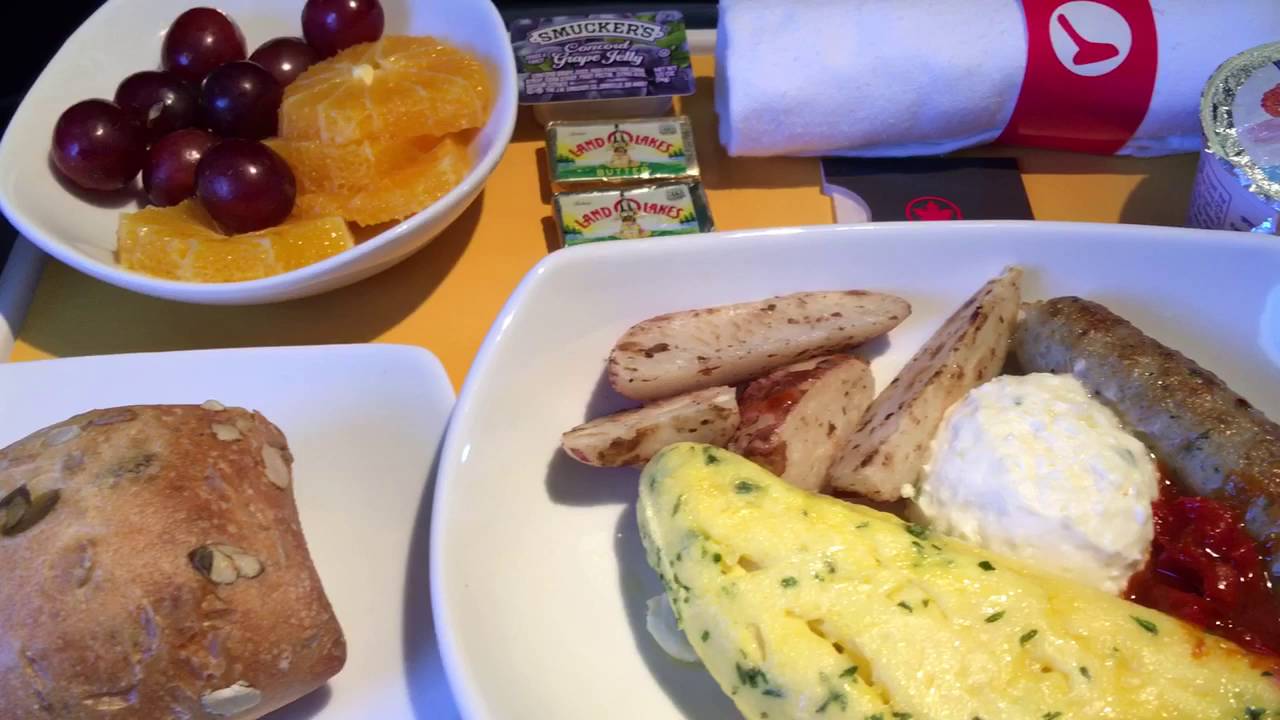 Air Canada Rouge Business Class Las Vegas To Vancouver Flight 6-4-16 ...