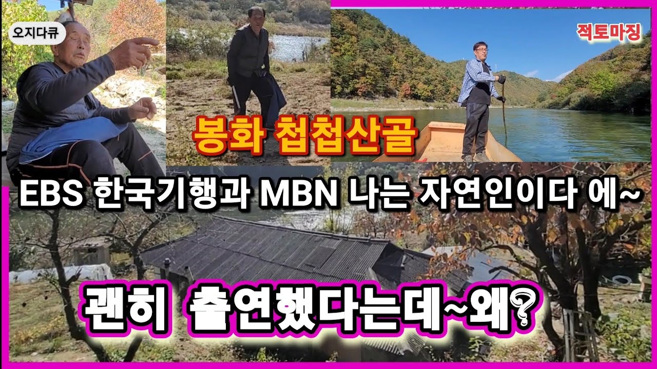봉화 첩첩산골 EBS 한국기행과 MBN 나는 자연인이다 TV프로에 다수 출연해 인생의 아픔을 겪으신 팔순의 자연인 어르신은 왜 분노 하는가? - YouTube