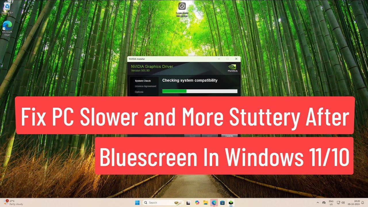 Fix PC Slower and More Stuttery After Bluescreen In Windows 11/10 - YouTube