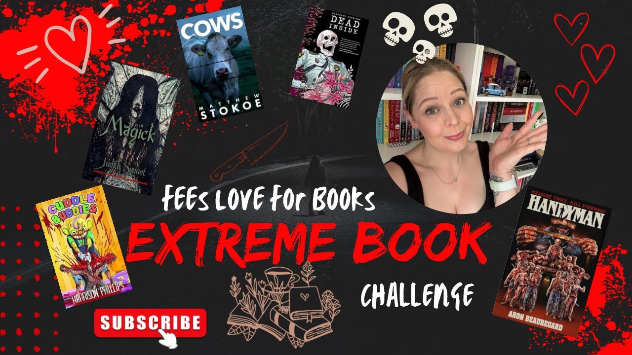 Extreme Horror Book Challenge 🔪🩸📚 - YouTube