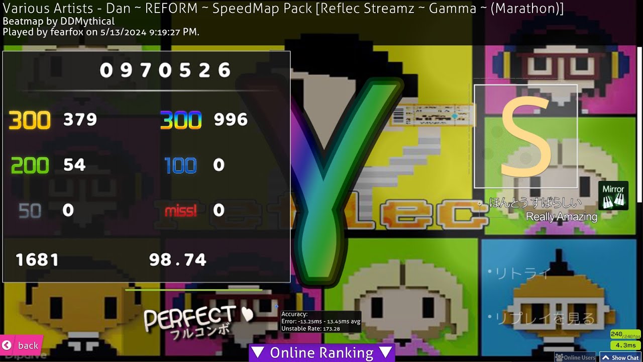 Reflec Streamz FC / Gamma Speed FC 98.76% 970k - YouTube