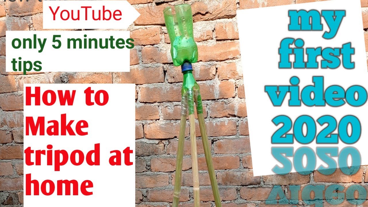 How to make tripod at home - YouTube