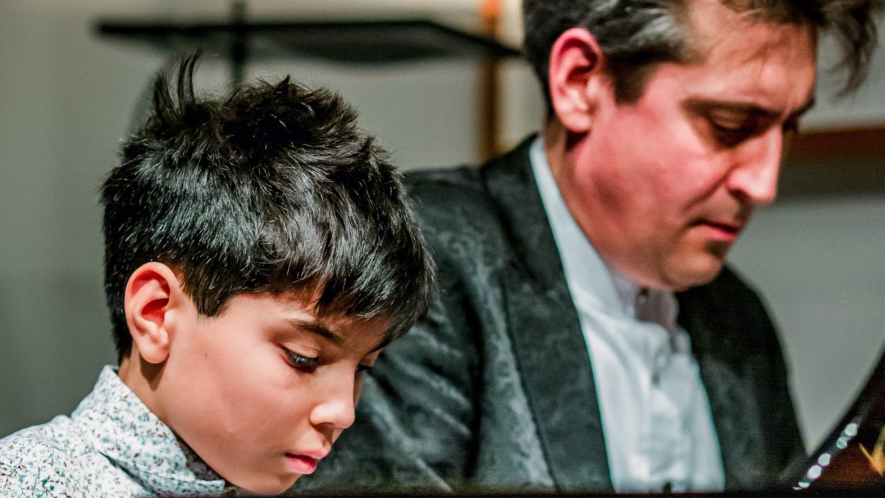 Alik and Yevgeny Sudbin play Bach; Die Seele ruht in Gottes Händen BWV ...