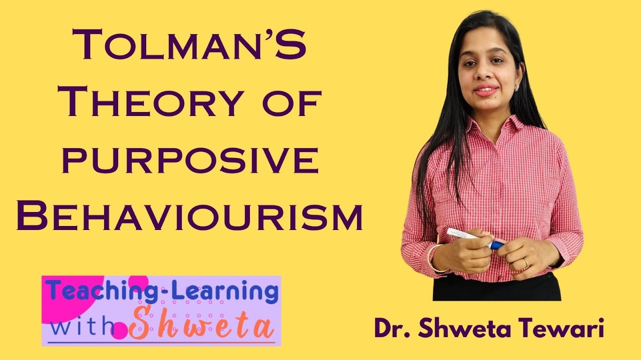 Tolman’s Theory of Purposive Behaviorism - YouTube