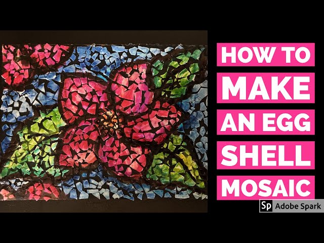 Eggshell Mosaic Mixed Media