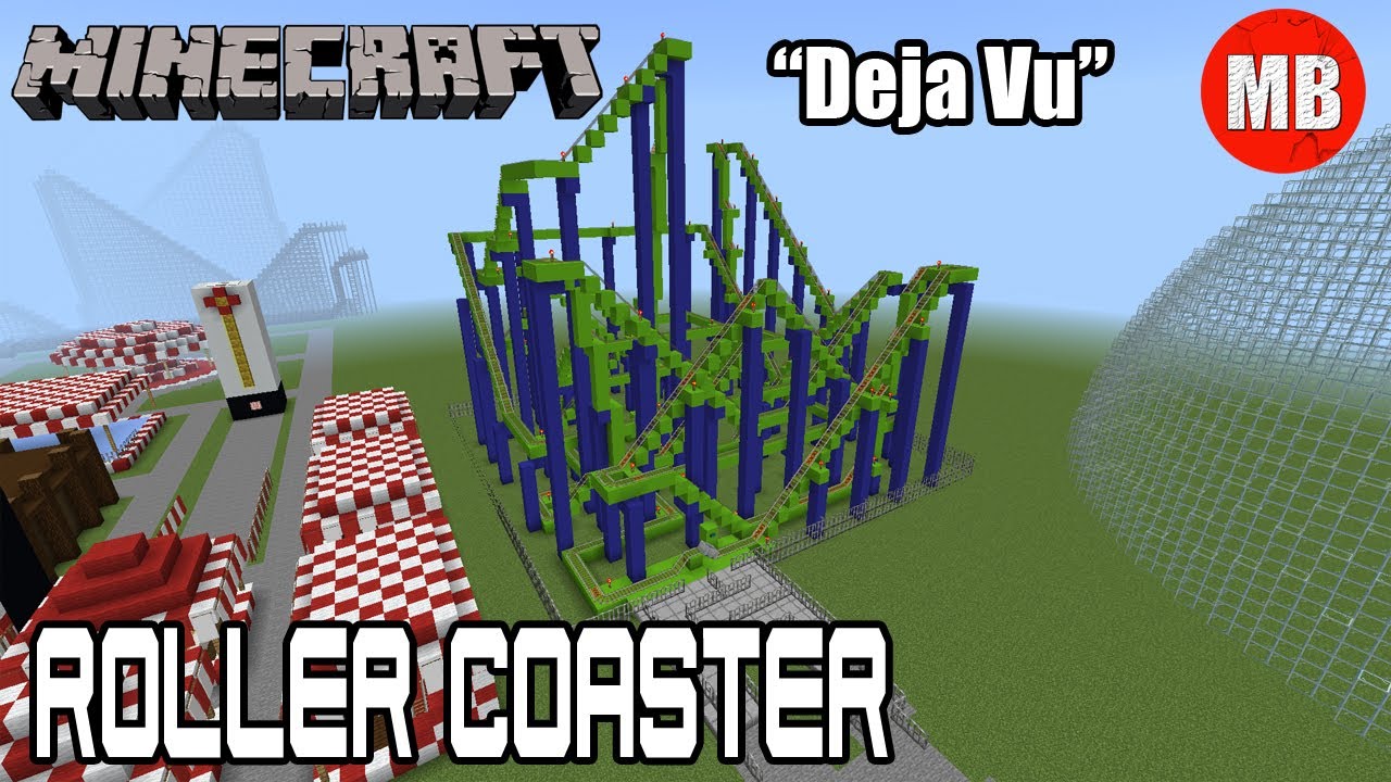 Minecraft Roller Coaster "Deja Vu" | Amusement Park Series - YouTube