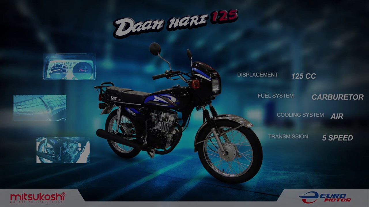 Euro Motor Daan Hari 125 - YouTube