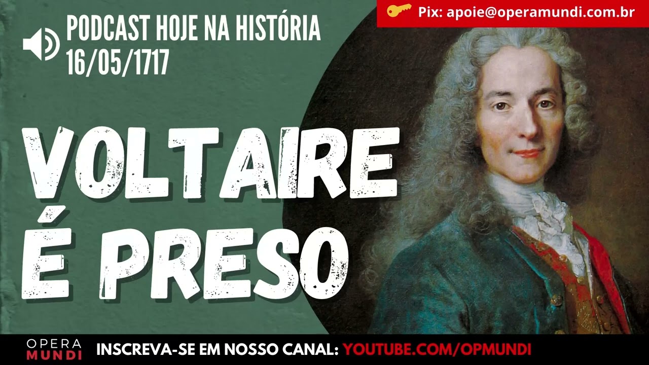 16 de maio de 1717 - Voltaire é preso na Bastilha - Hoje na História ...