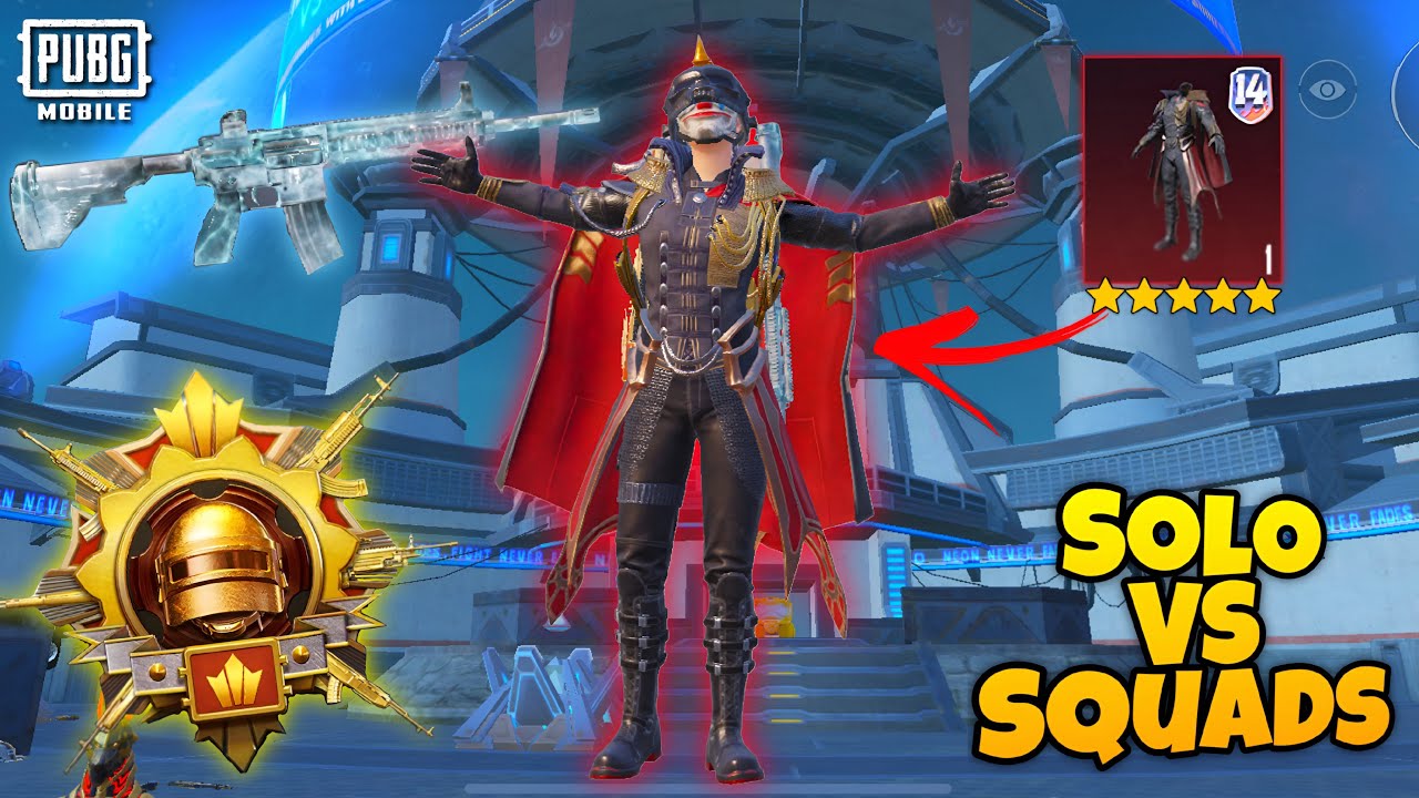 FINALLY!😱 PLAYING WITH RED COMMANDER SET🥵 | PUBG mobile - YouTube