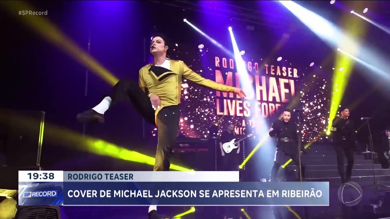 Rodrigo Teaser, cover de Michael Jackson, se apresenta em Ribeirão ...