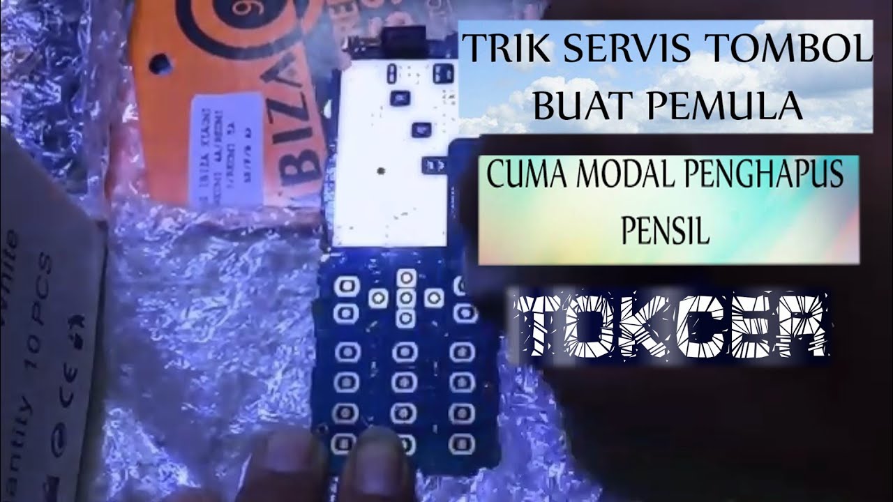 Cara mengatasi tombol keypad hp yang keras susah di pencet - YouTube