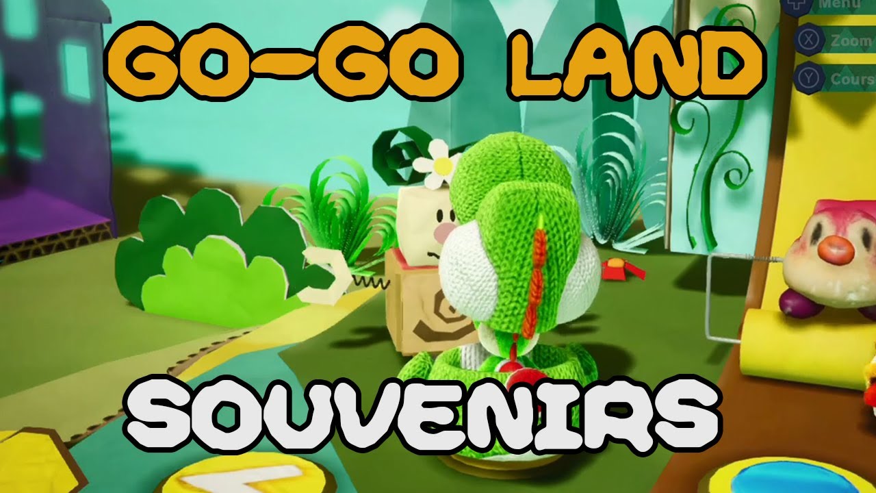 Yoshi's Crafted World: Go-Go Land Souvenir Hunt - YouTube