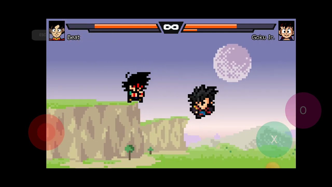 beat vs goku jr/dragon ball devolution cpu vs cpu - YouTube