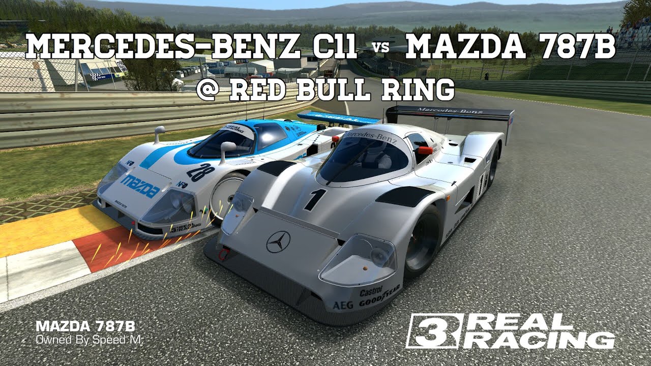 Real Racing 3 Mazda 787B vs Mercedes-Benz C11 @ Red Bull Ring RR3 - YouTube