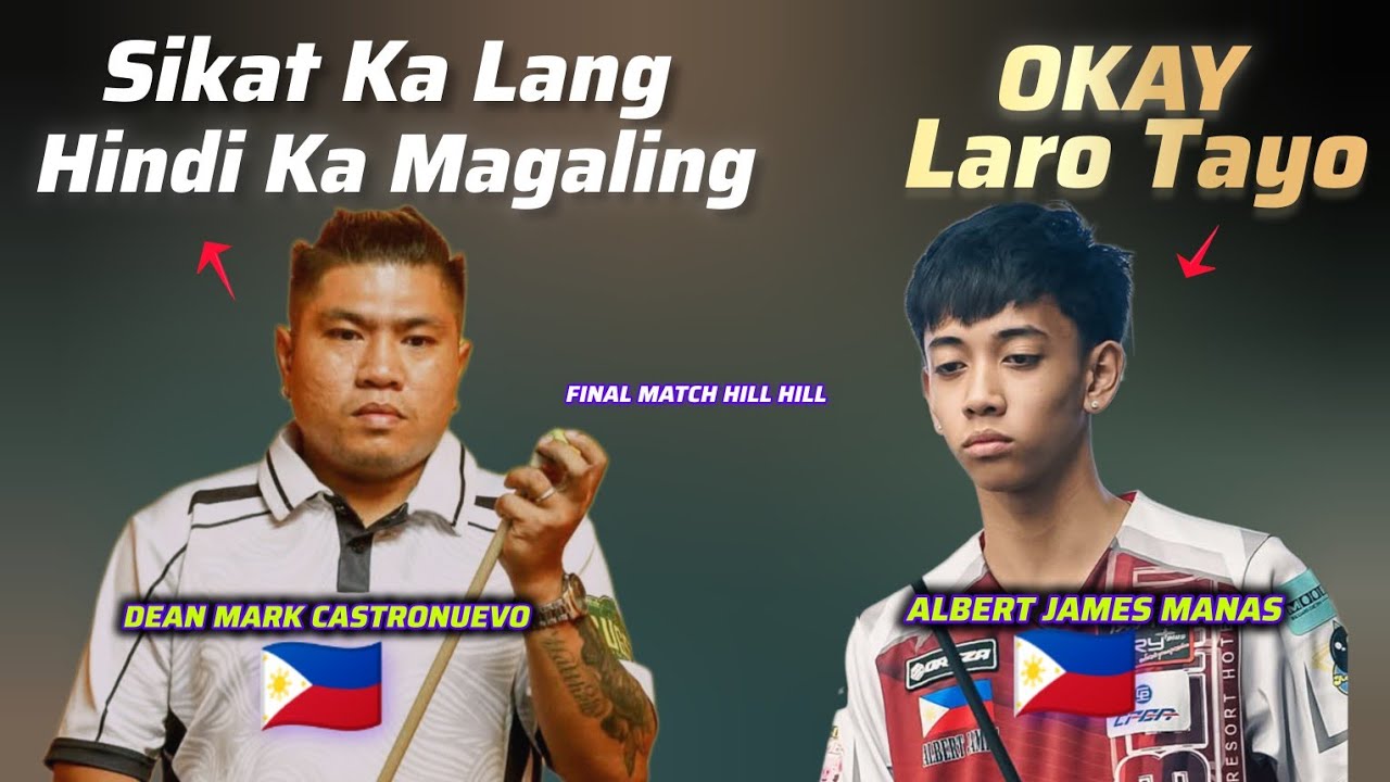 Aj Manas 🆚 Dean Mark Castronuevo || Final match Full game highlights Game fight January 14, 2025 ...