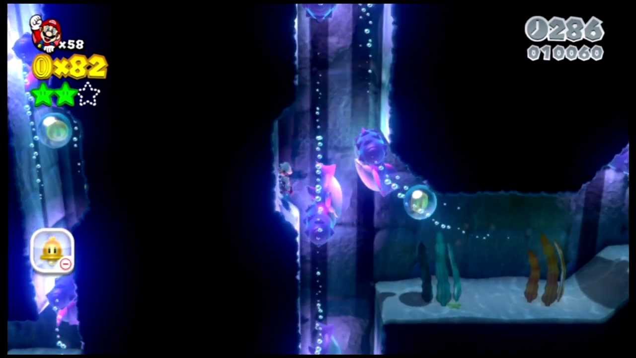 Super Mario 3D World Castle-6: Rammerhead Reef 100% !!! - YouTube