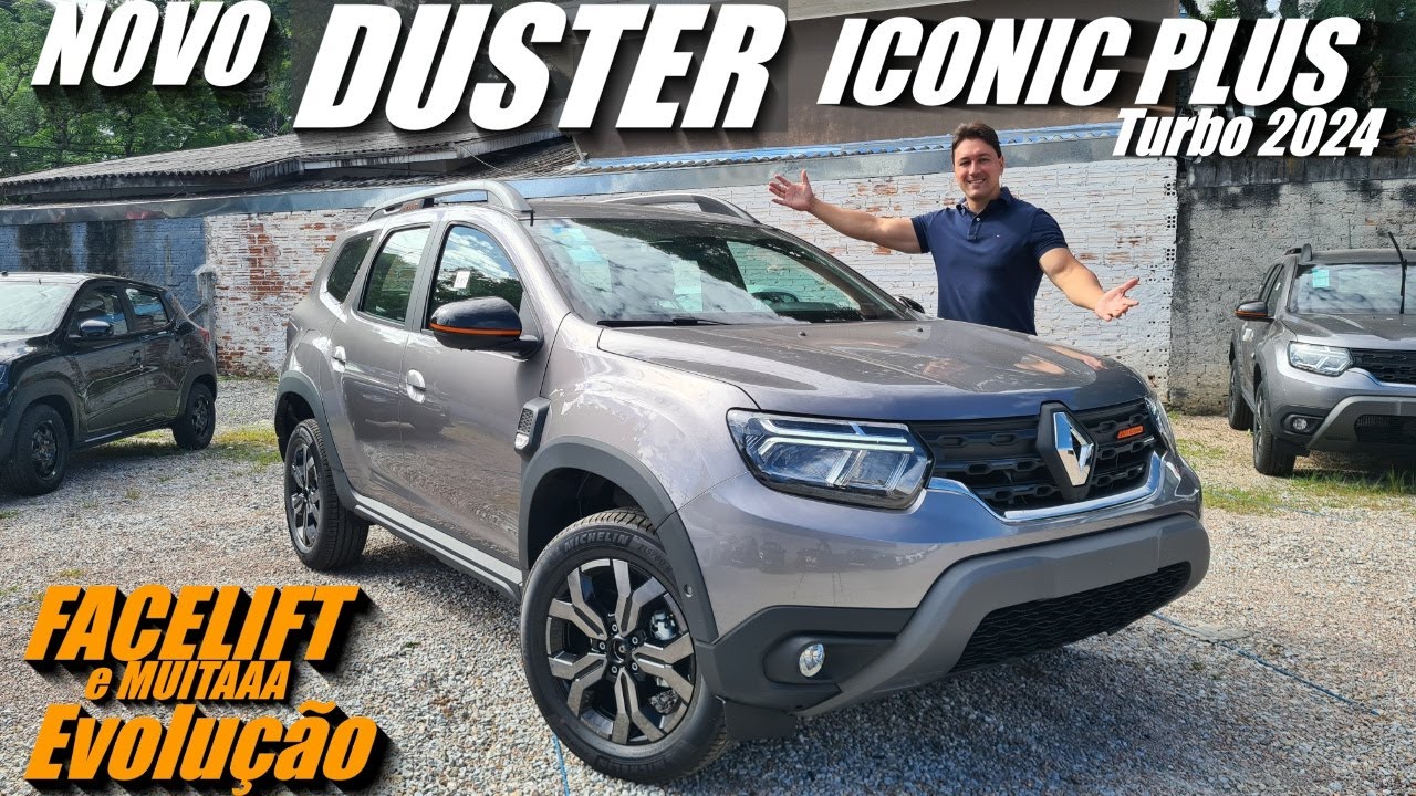 Novo RENAULT DUSTER ICONIC PLUS 2024 - Versão topo da gama agora mais ...