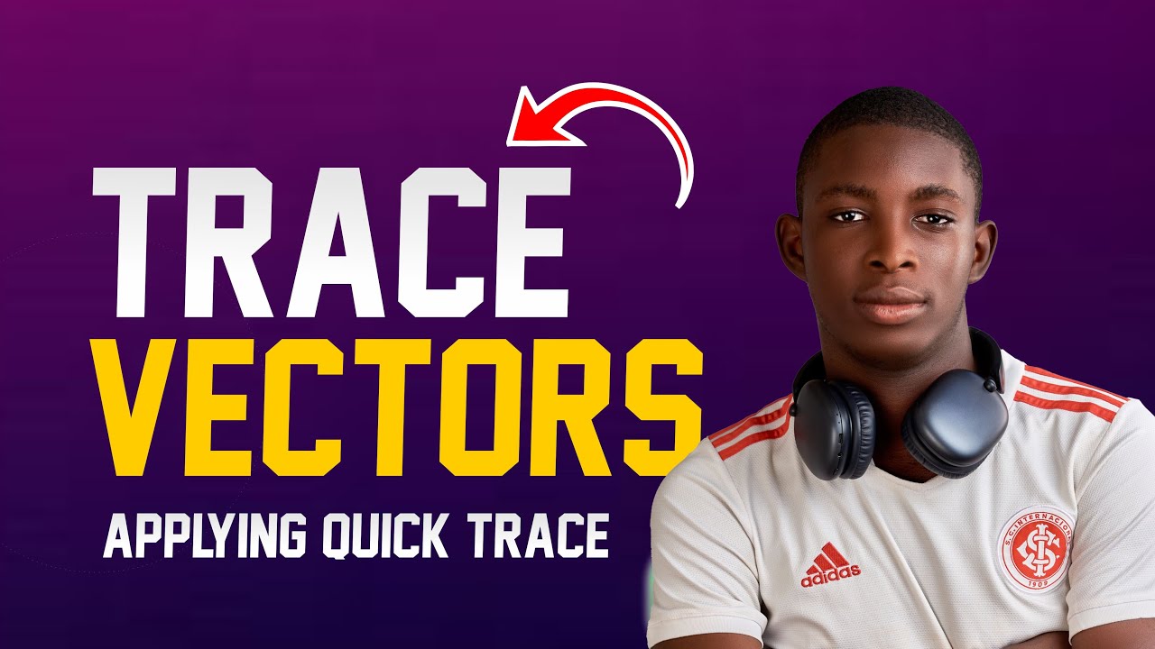 TRACE VECTORS: APPLYING QUICK TRACE - YouTube