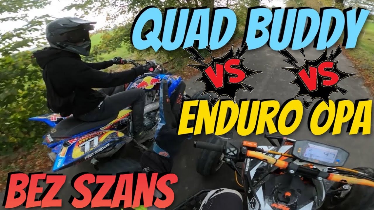 Quad Buddy vs Enduro Opa - Yamaha Raptor 700 vs KTM xc 690 swap / Nie ...