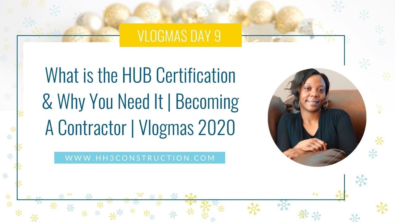 What is the HUB Certification & Why You Need It | Becoming A Contractor ...