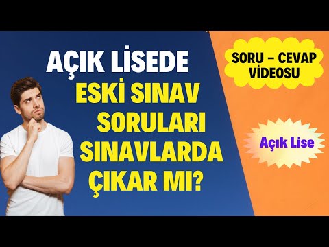 Sınavlarda Eski Sınav Soruları Çıkar mı?