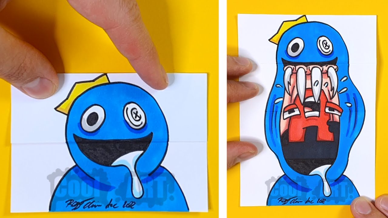 VIRAL & CRAZY RAINBOW FRIENDS ROBLOX ARTS & PAPER CRAFTS - YouTube