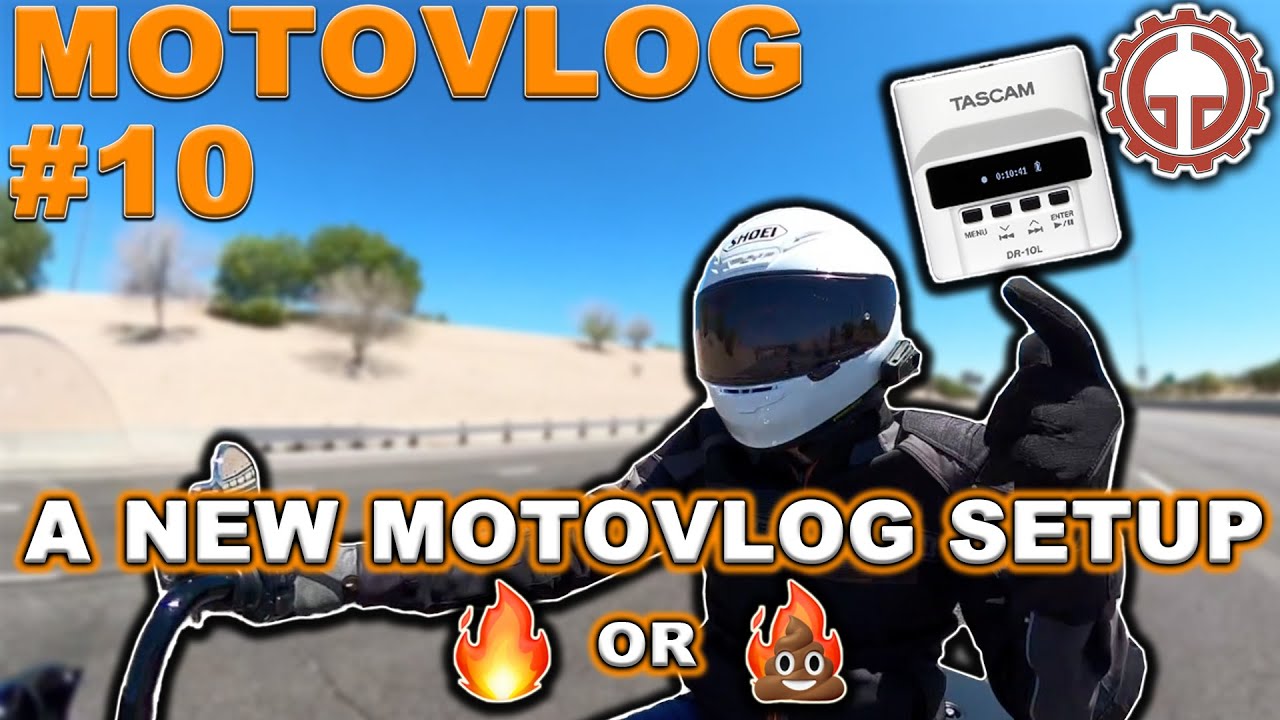 Motovlog #10: A New Camera Setup, GoPro Max and an Audio Recorder ...
