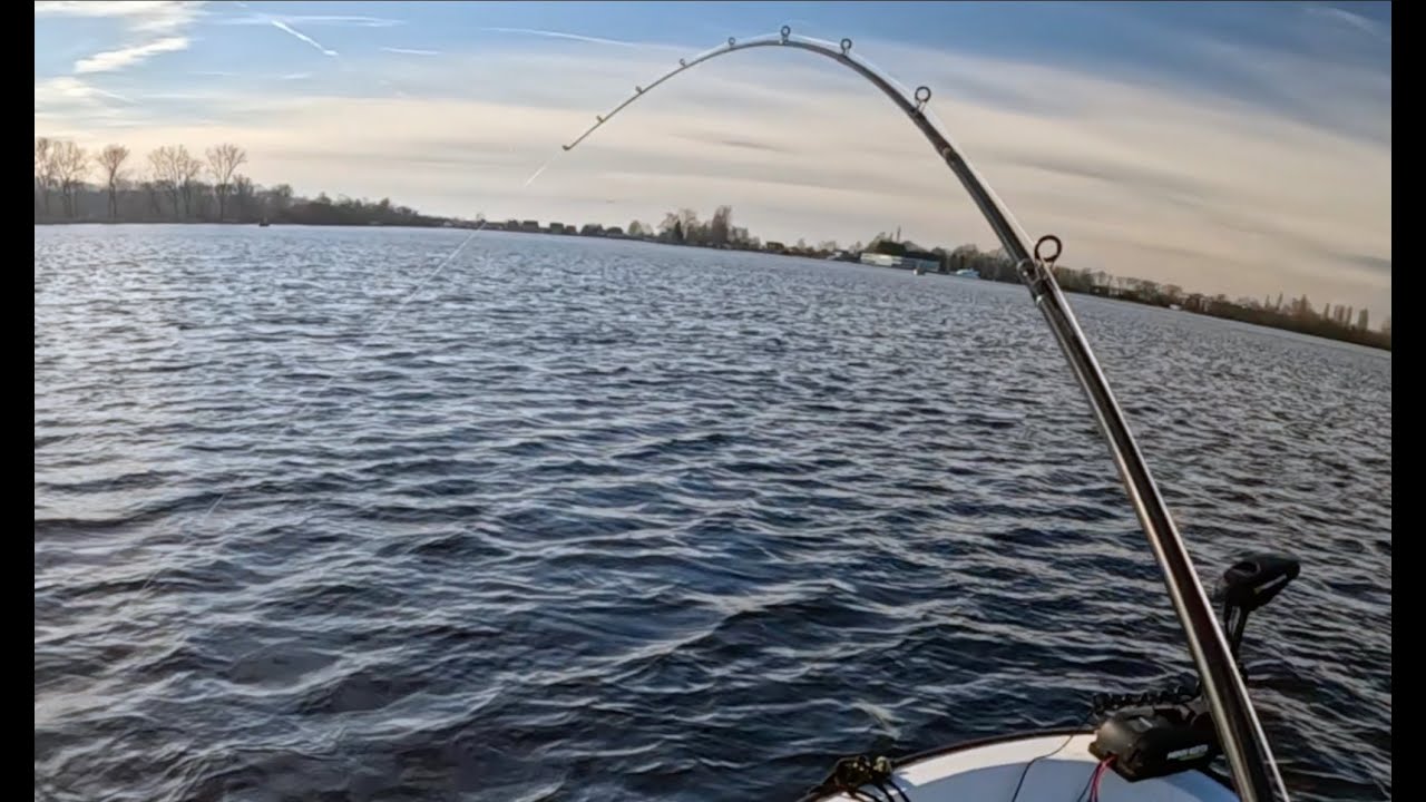 Deep water Pike on a Shadteez lure (winter) - YouTube