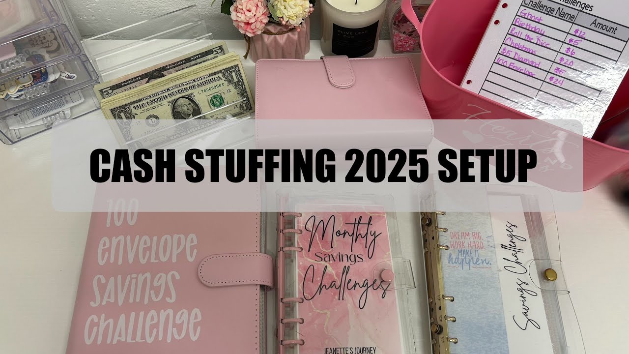 CASH STUFFING 2025 SETUP | PART 1 | New Cash Stuffing Envelopes - YouTube