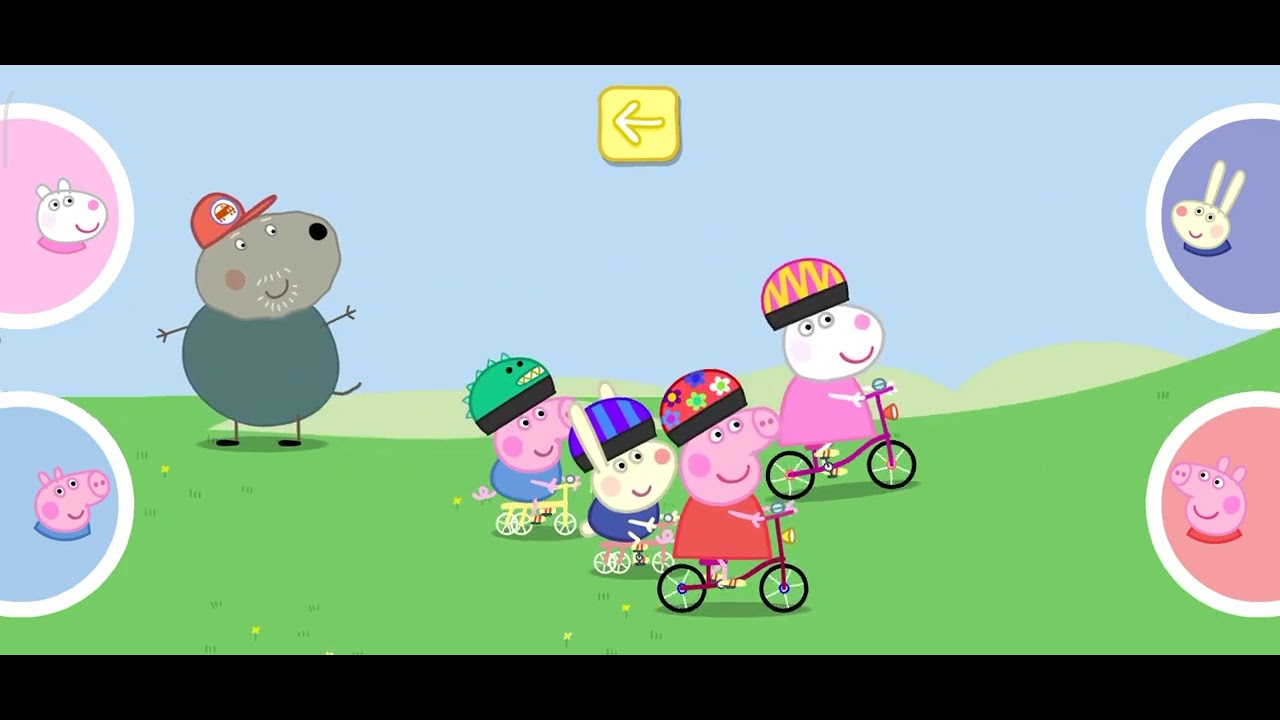 Peppa Pig's Bicycles Race Gameplay Walkthrough - YouTube