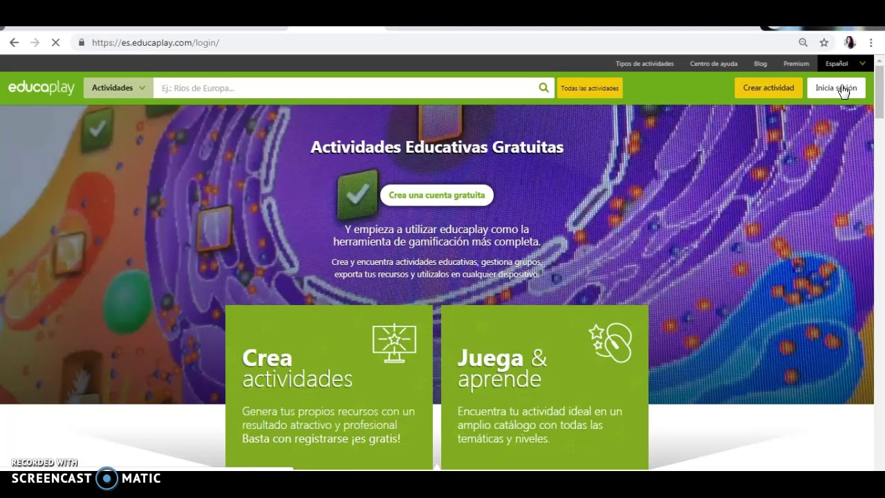 Video tutorial para ingresar a educaplay - YouTube