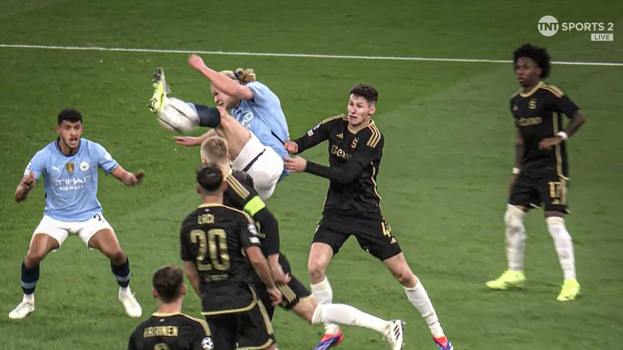 😱 Erling Haaland Insane Acrobatic Back-Heel Goal vs Sparta Praha - YouTube