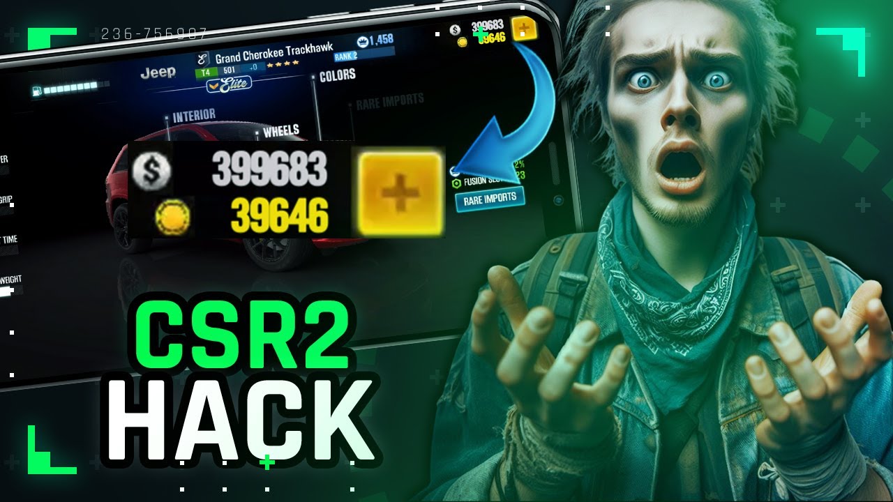 CSR2 HACK/MOD 2025 👑 How to Get UNLIMITED Gold and Money tutorial! CSR2 ...