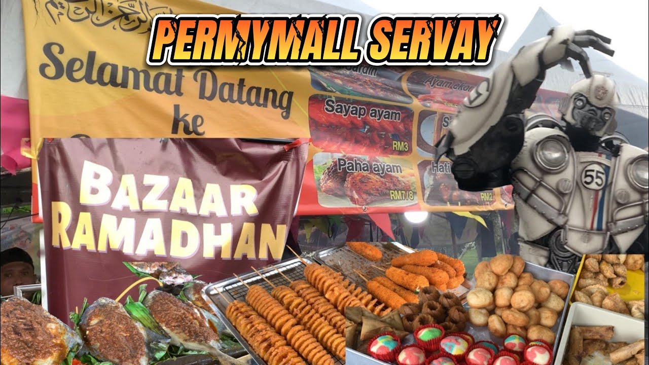 BAZAR RAMADAN‼️ ROBOT TRANSFORMER DANCING‼️| PERMYMALL SERVAY 2023 🥗🍱🧆🍢 ...