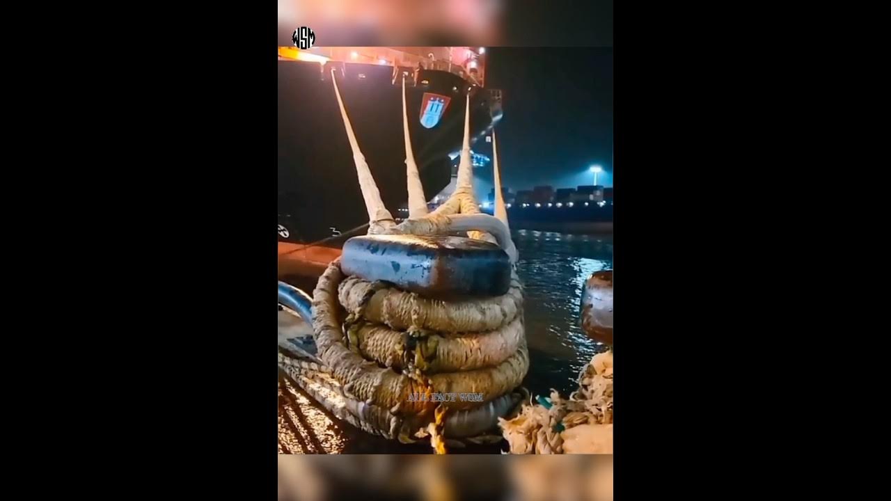 How dangerous can a ship's ropes be #shorts - YouTube